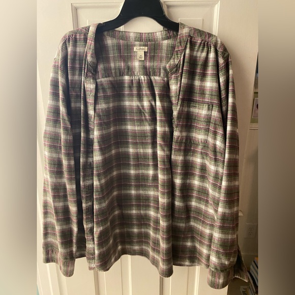 L.L. Bean | Tops | Oversized Ll Bean Flannel | Poshmark